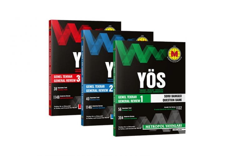 TR-YOS General Review Question Bank Set (1-2-3) - Metropol Kursları