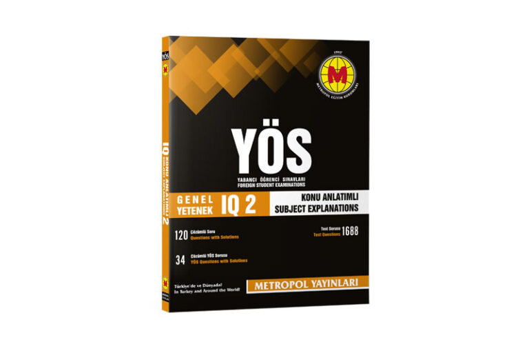 TR-YOS General Aptitude IQ 2 Subject Explanations - Metropol Kursları
